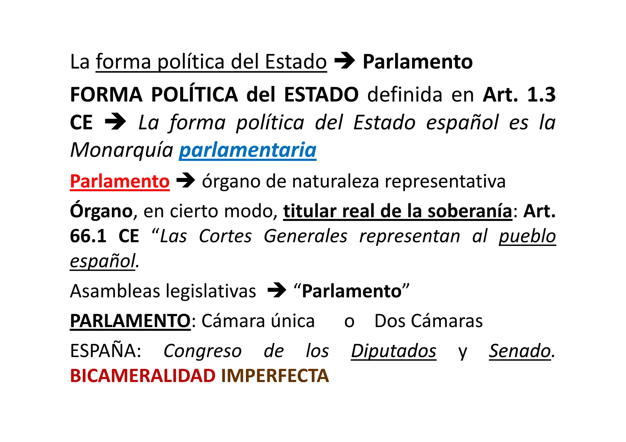CORTES_GENERALES_ESQUEMAS sobre las cortes generales españolas | PPT