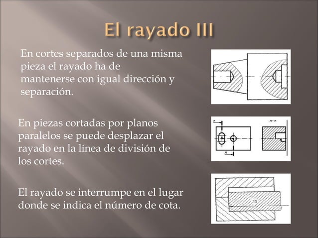 Cortes y secciones | PPT | Drawing and Sketching | Arts and Crafts