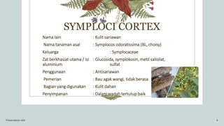 FARMAKOGNOSI DASAR SIMPLISIA CORTEX.pptx