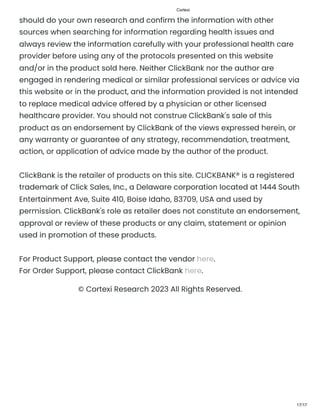 C"Cortexi Chronicles: Unleashing the Mind's Evolution"ORTEXI.pdf | Science