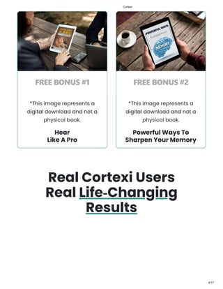 C"Cortexi Chronicles: Unleashing the Mind's Evolution"ORTEXI.pdf | Science