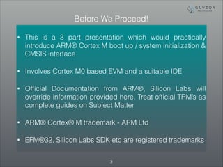 ARM® Cortex M Boot & CMSIS Part 1-3 | PDF