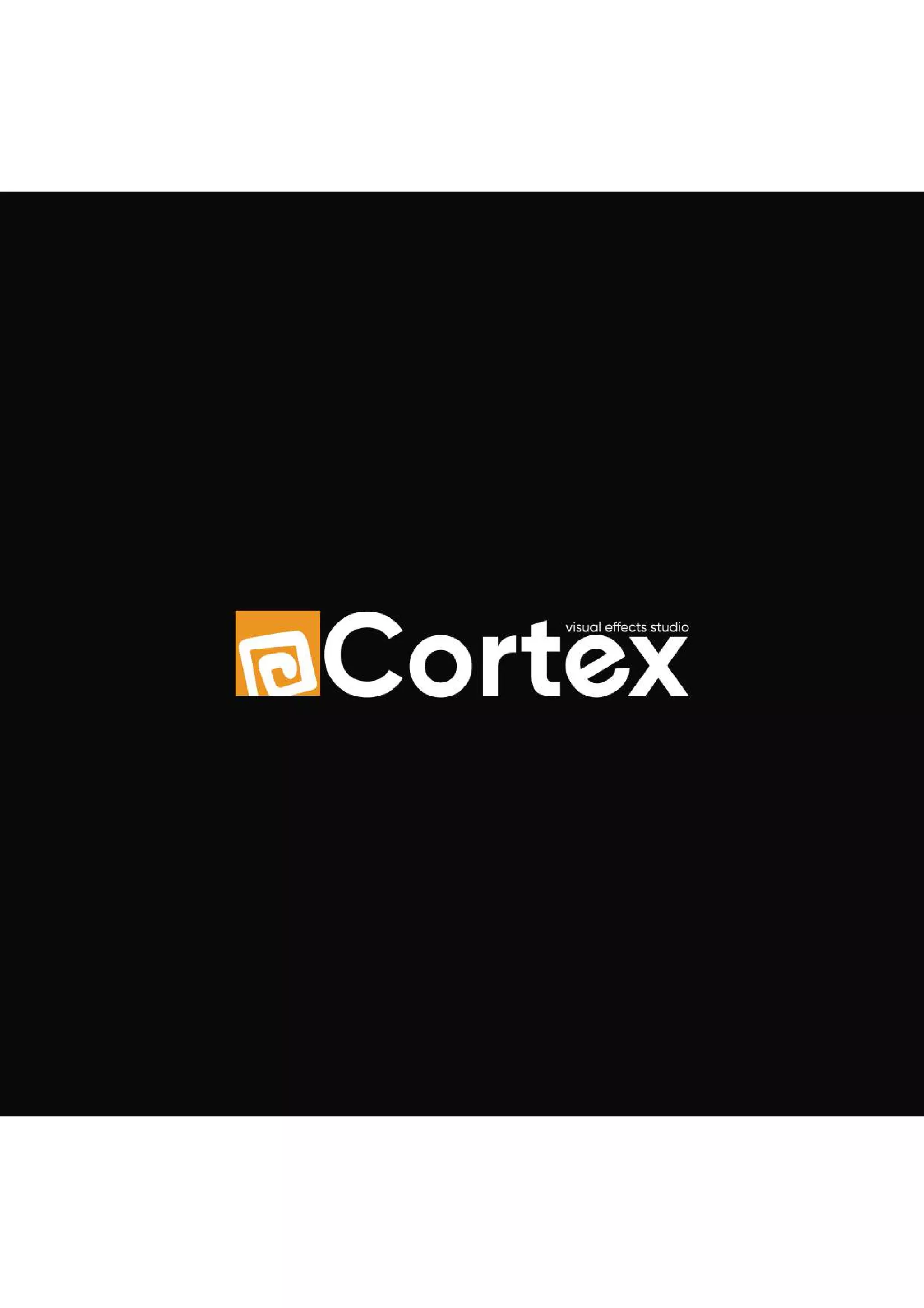 Cortex Studio introduction | PDF