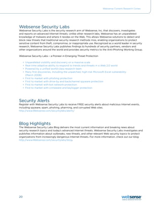 Websense Cortex Whitepaper | PDF | Web Design and HTML | Internet
