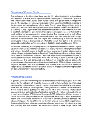 Libya: A Situation Report | PDF | Government Support and Welfare ...