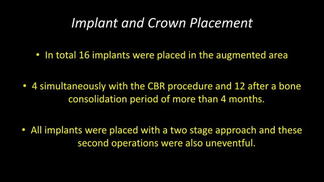 Cortical bone repositioning technique for horizontal alveolar bone ...