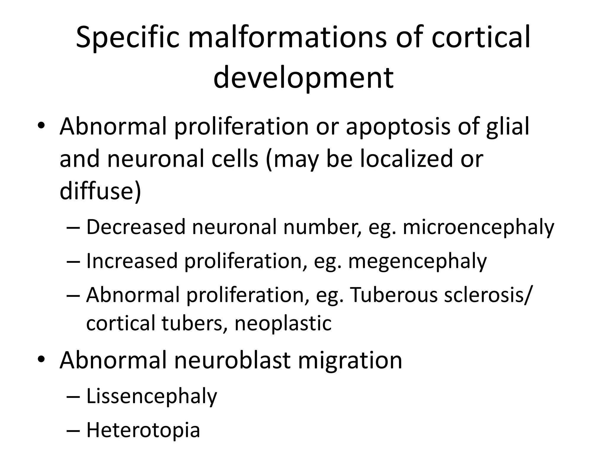 Cortical dysplasia | PPTX