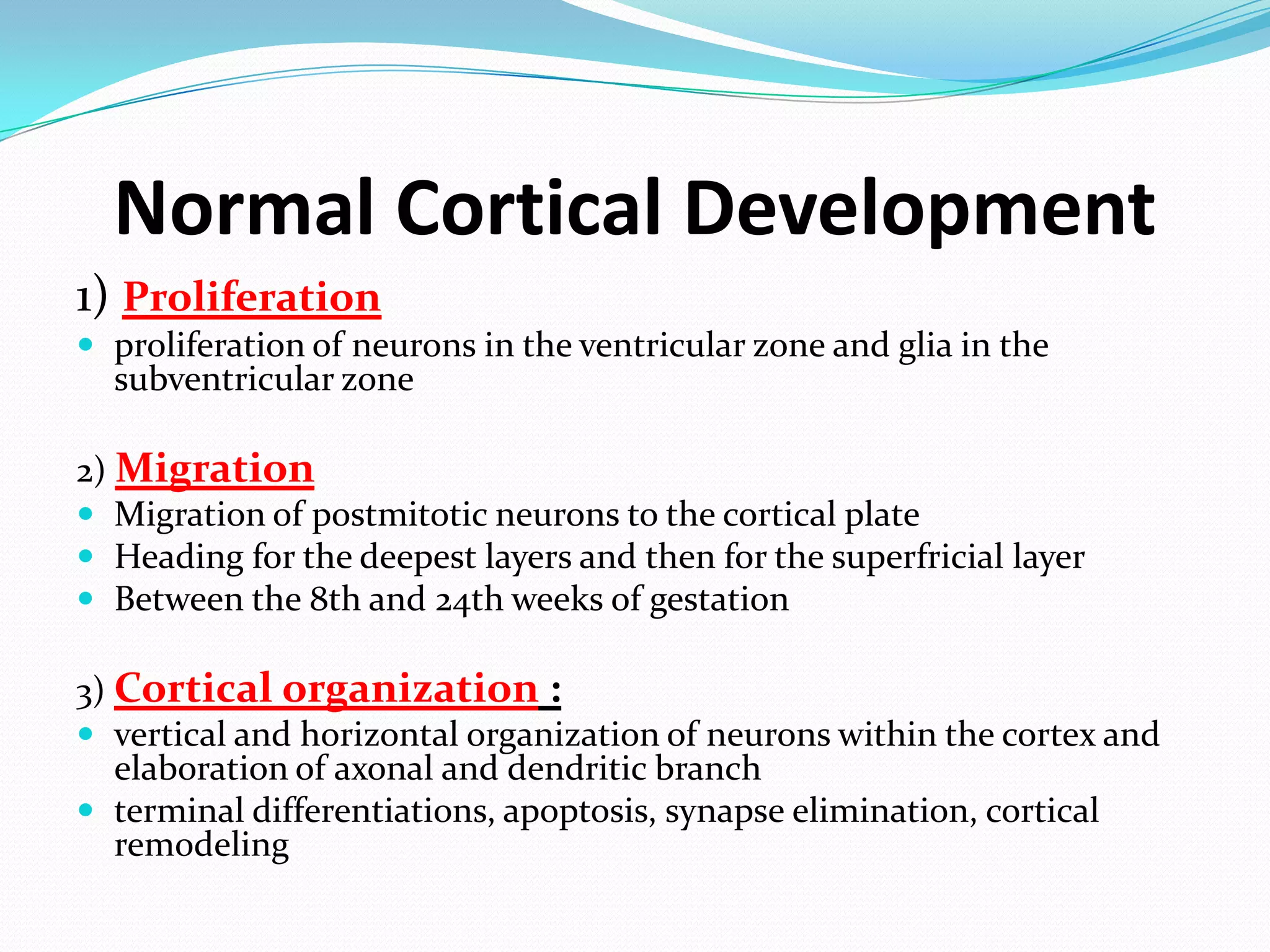 Cortical dysplasia and epilepsy | PPTX