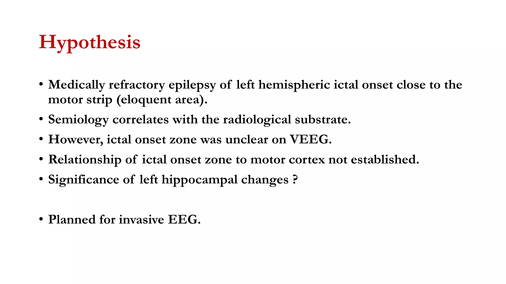 Cortical stimulation and mapping | PPTX
