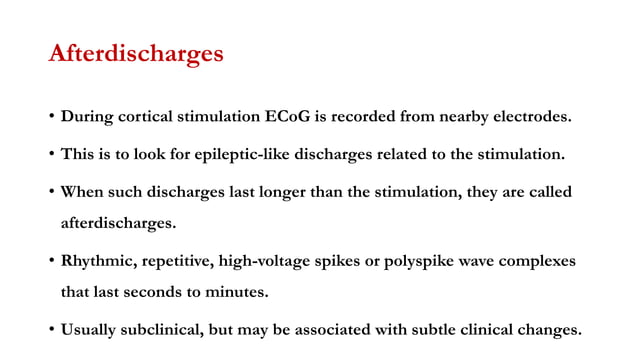 Cortical stimulation and mapping | PPTX | Brain and Nervous System ...