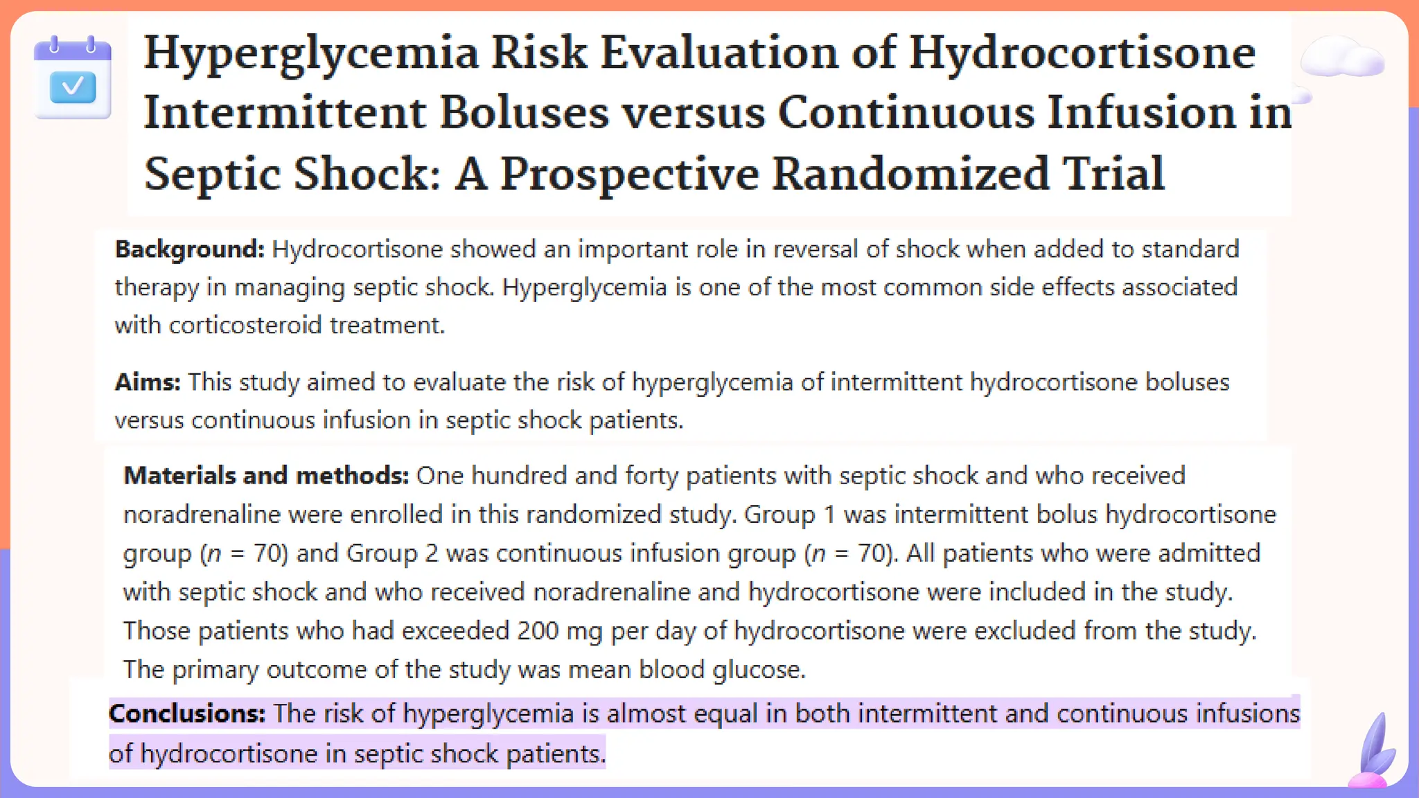 CORTICOID IN SEPTIC SHOCK 2024 okokokpptx | PPTX