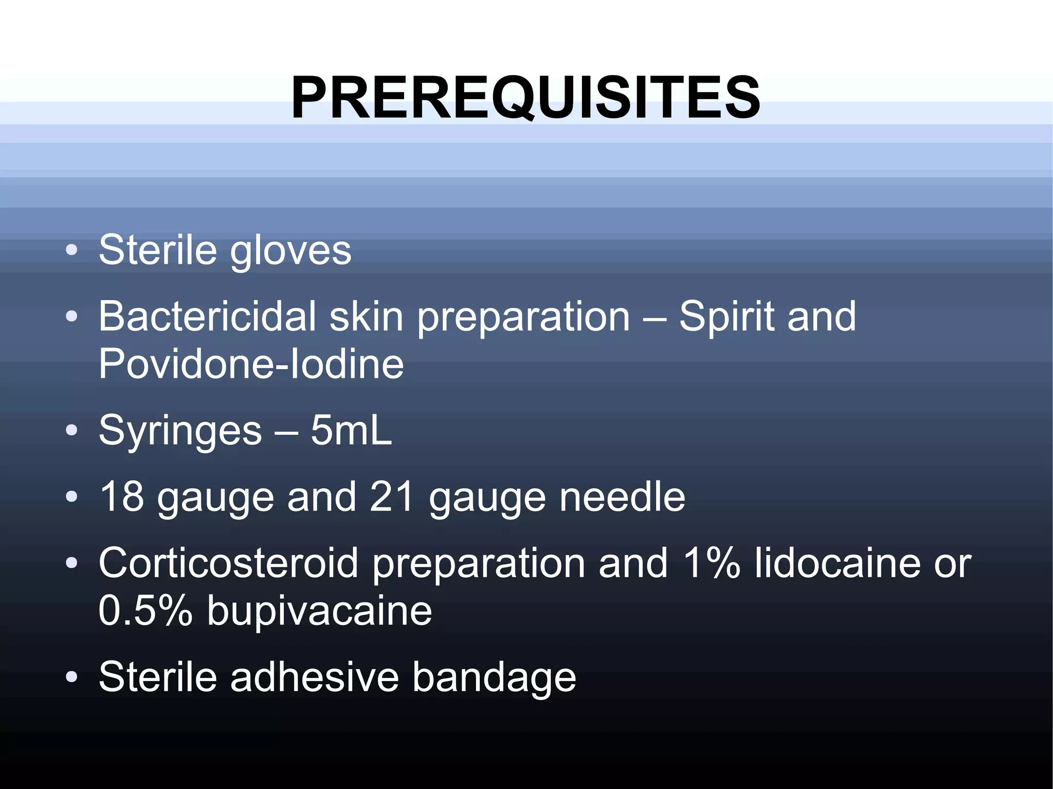 Corticosteroid injections in Orthopaedics | ODP
