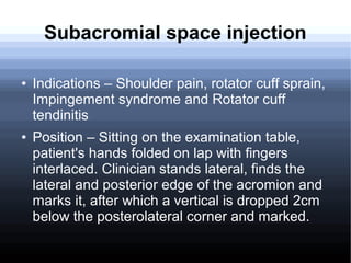 Corticosteroid injections in Orthopaedics | ODP