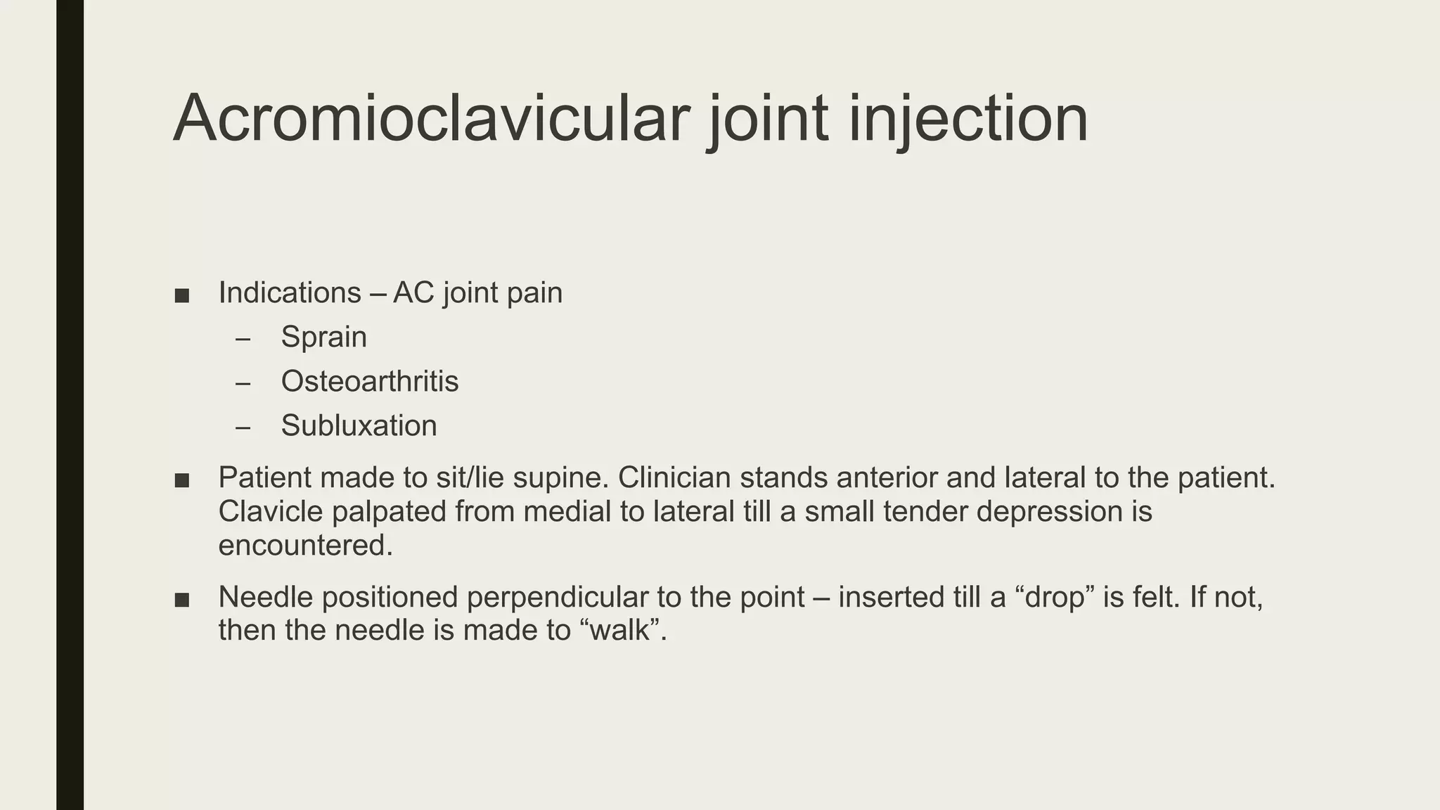 Corticosteroid injection techniques in orthopaedics | PPTX | Death ...
