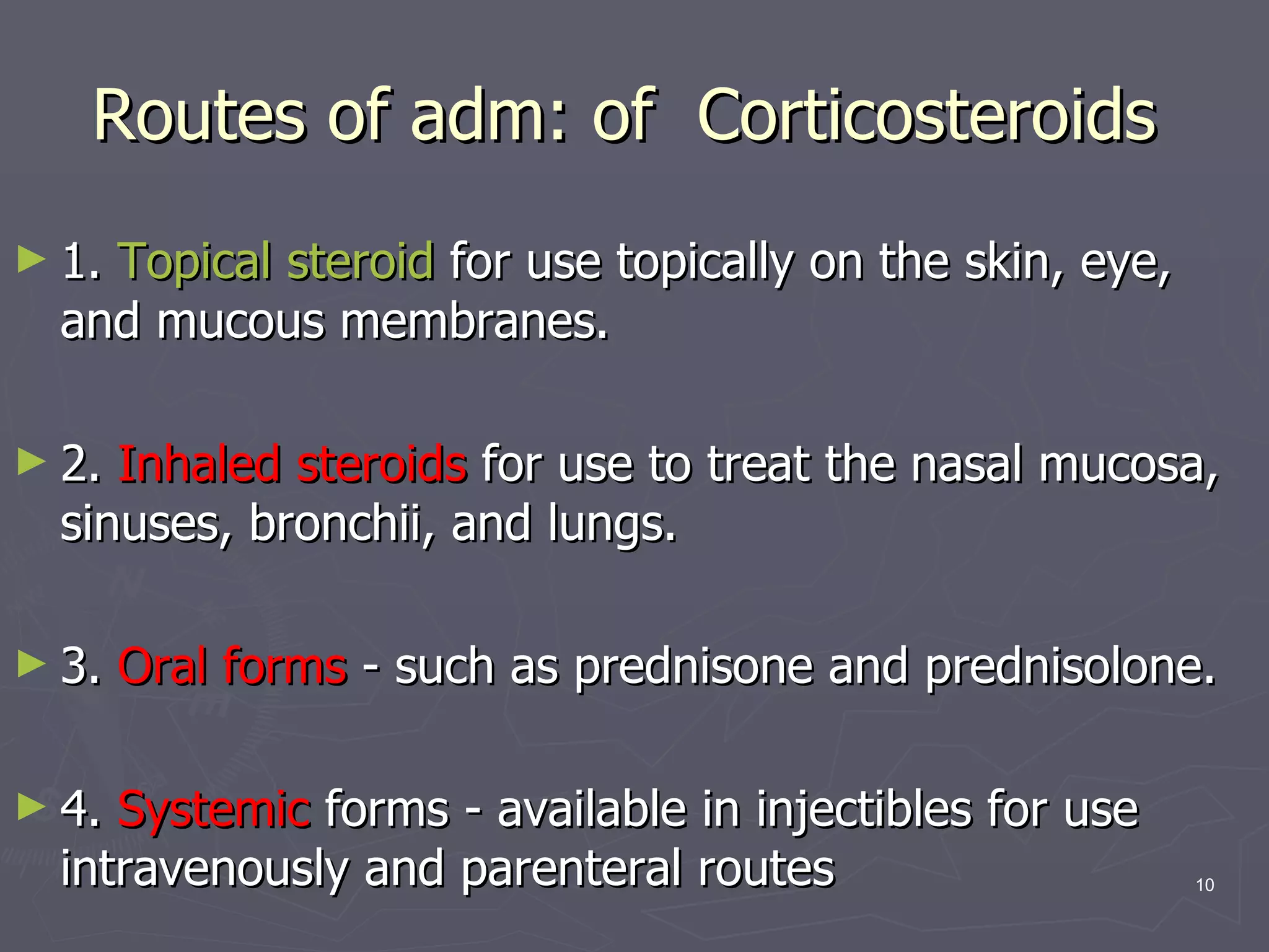Corticosteroids | PPT