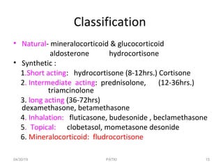 Corticosteroids | PPT
