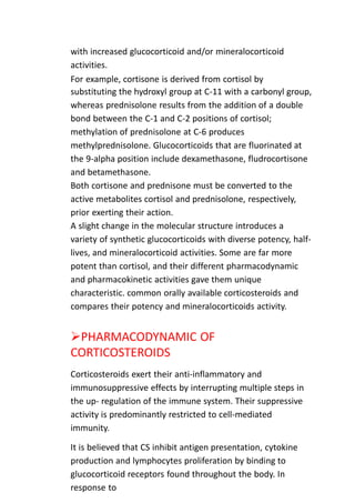 CORTICOSTEROIDS | PPT