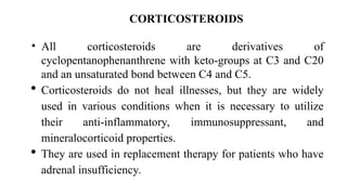 Chemistry and structure of Corticosteroids drug.pptx