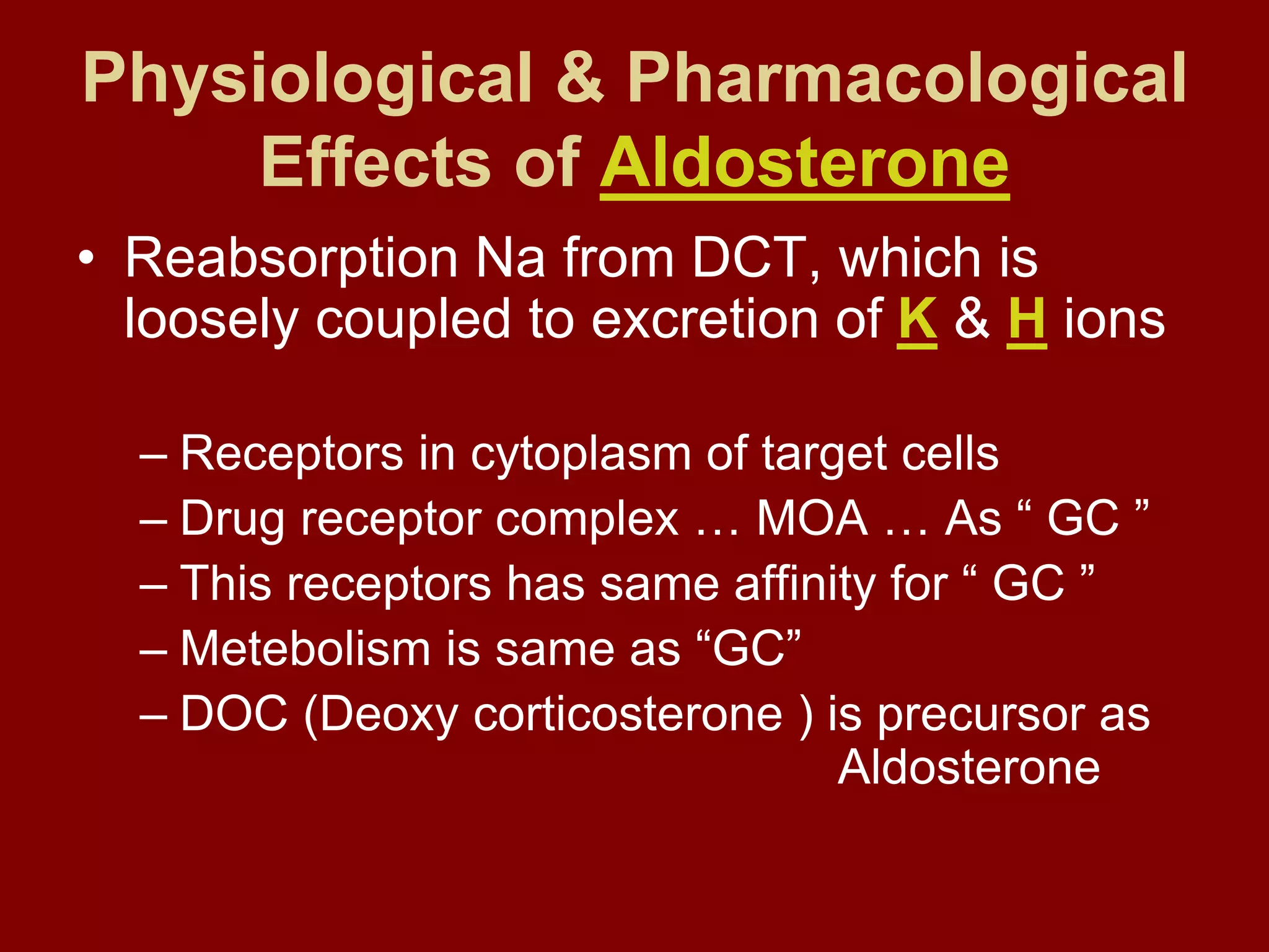 Pharmacology (Corticosteroids Lecture) | PPSX