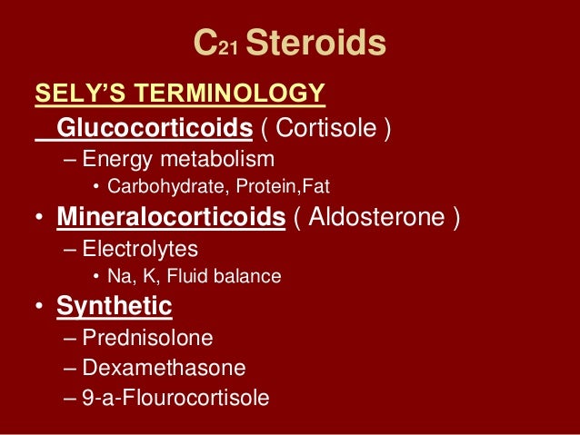 Pharmacology (Corticosteroids Lecture)