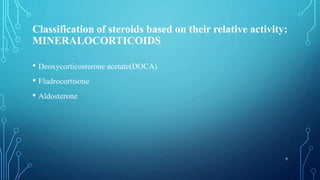 Corticosteroids ap | PPTX