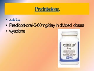 Corticosteroids in dentistry | PPTX