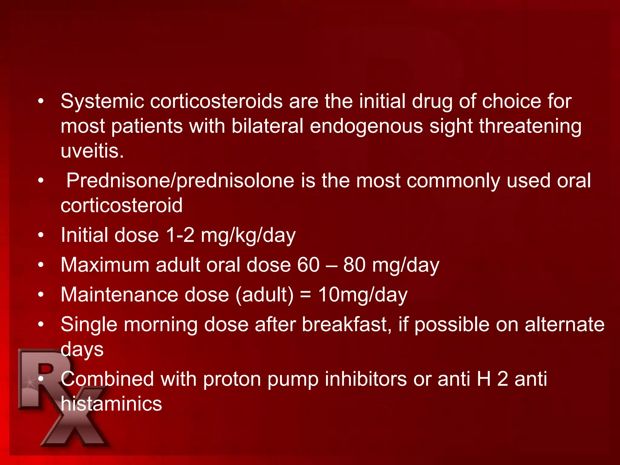 Corticosteroids in ophthalmology | PPTX
