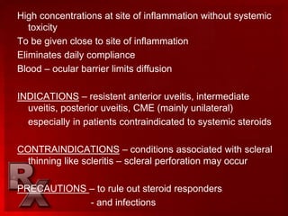 Corticosteroids in ophthalmology | PPTX