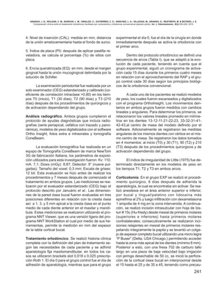 Corticotomia estudio piloto | PDF