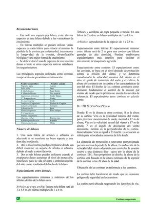 Cortinas rompevientos | PDF