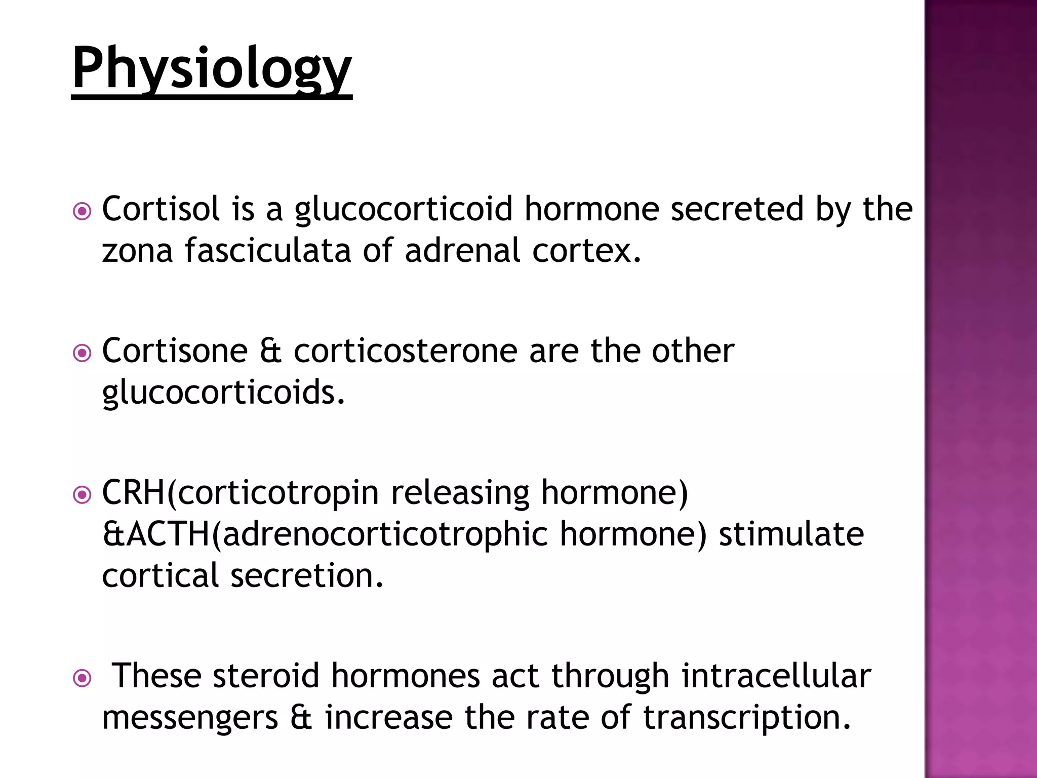 Cortisol assays & diagnostic laboratory procedures | PPT
