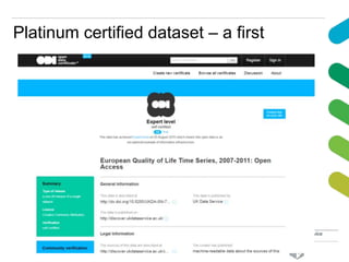 Making the most of Open Data | PPT