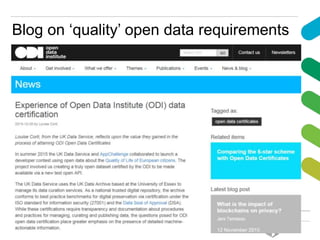 Making the most of Open Data | PPT