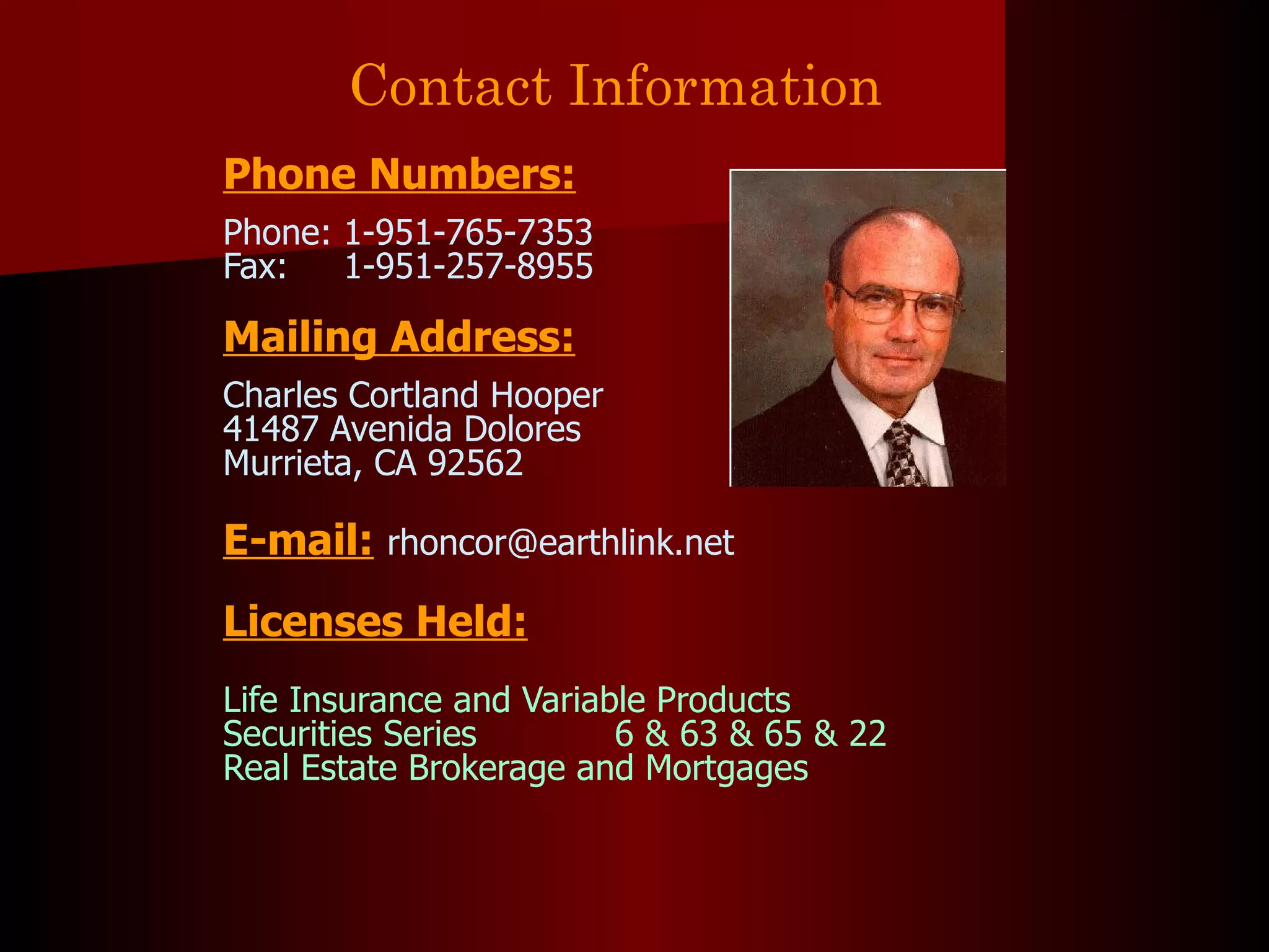 Cortland Hooper Overal Resume Ppt | PPT