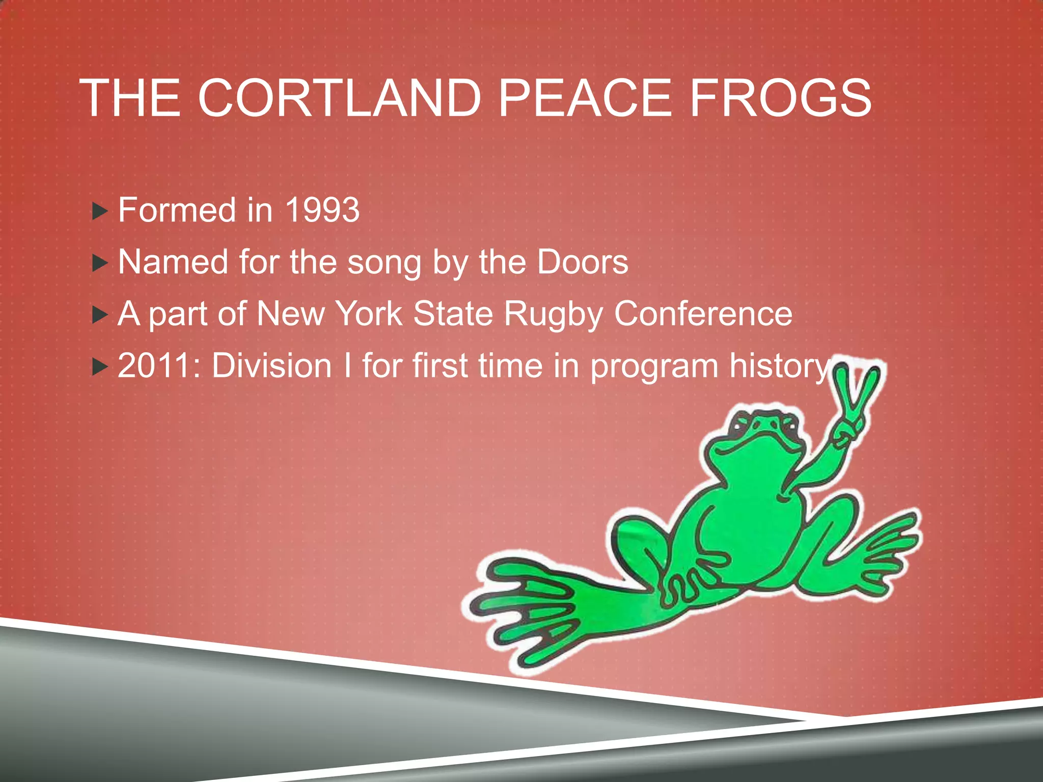 SUNY Cortland women's rugby | PPTX