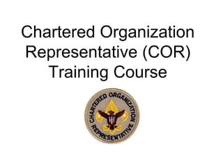 COR training course pgg 161108 | PPT