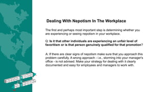 Corruption & Nepotism | PPT
