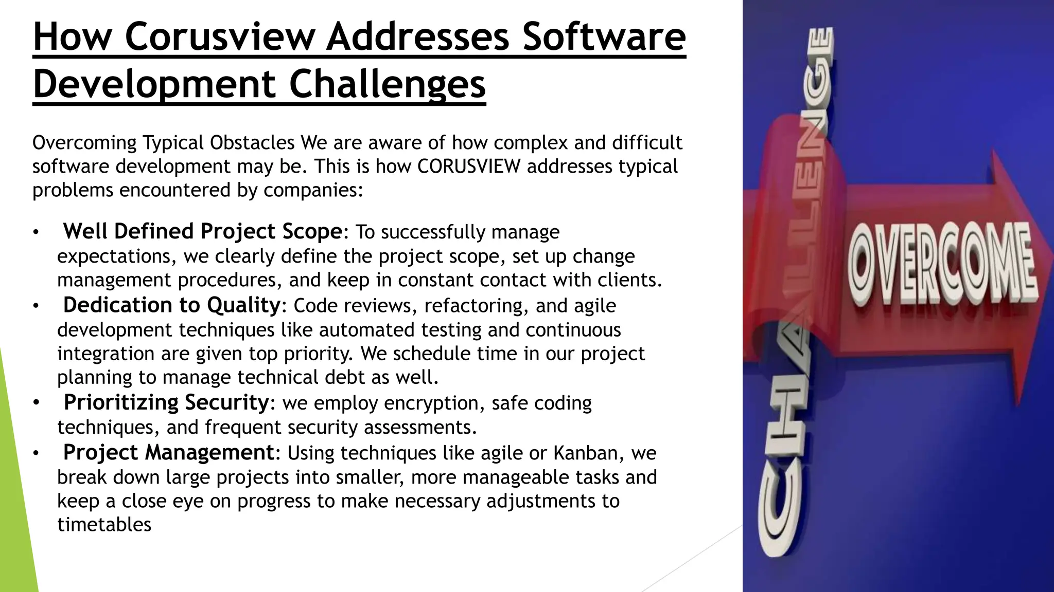 Corusview IT Services: software development | PPT