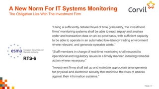 MiFID II Compliance Solution from Corvil | PPTX