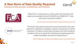 MiFID II Compliance Solution from Corvil | PPTX