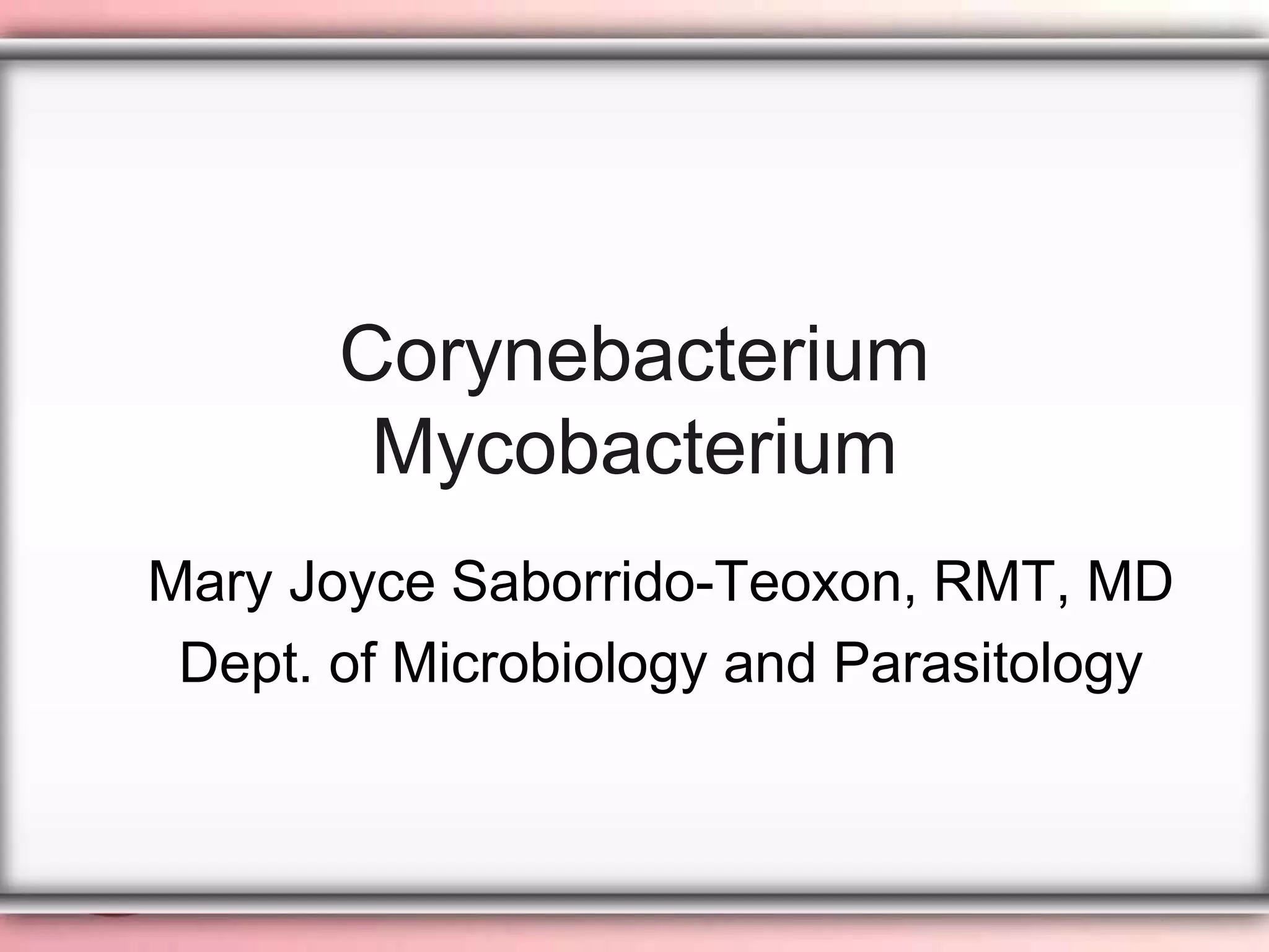 Corynebacterium (1) | PPT