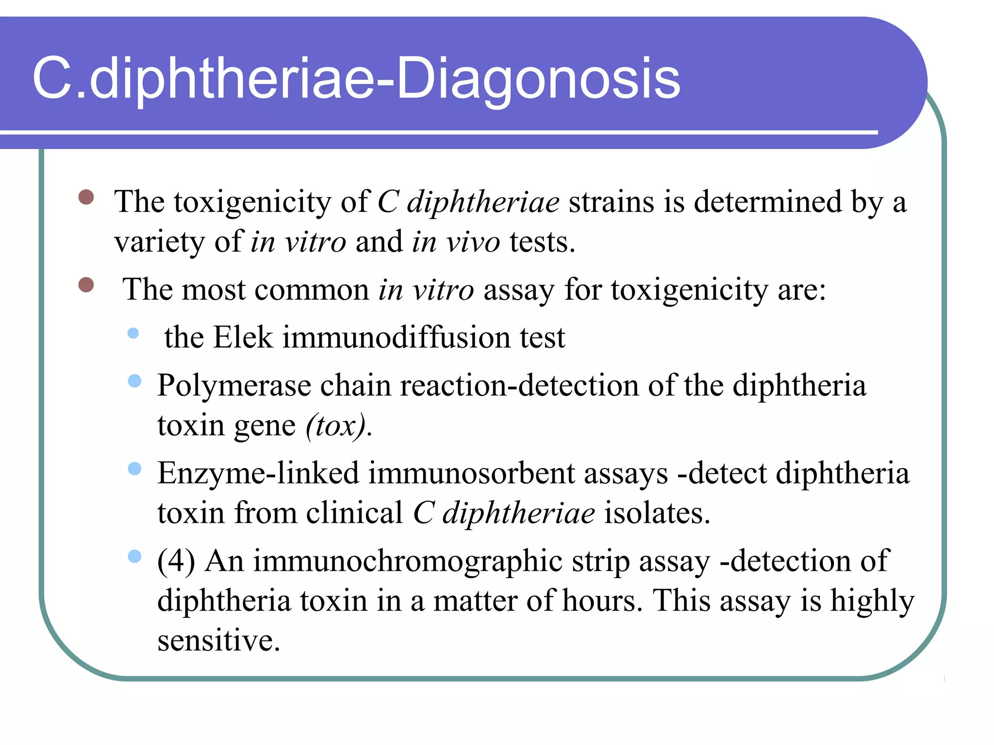 Corynebacterium diptheriae(Microbiology) | PPT