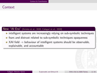 Argumentation and Logic Programming for Explainable and Ethical AI | PPT