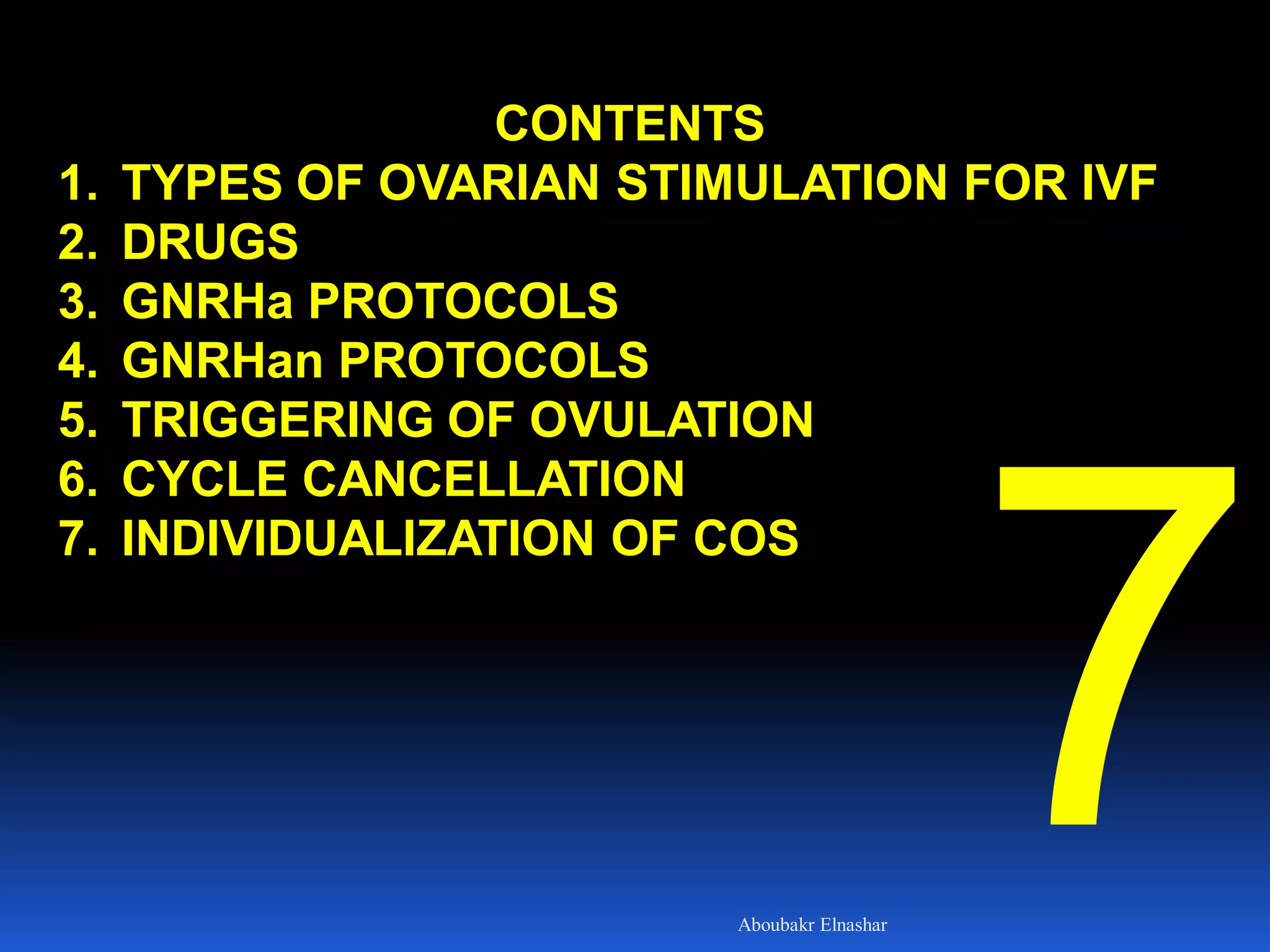 Controlled ovarian stimulation in IVF | PDF
