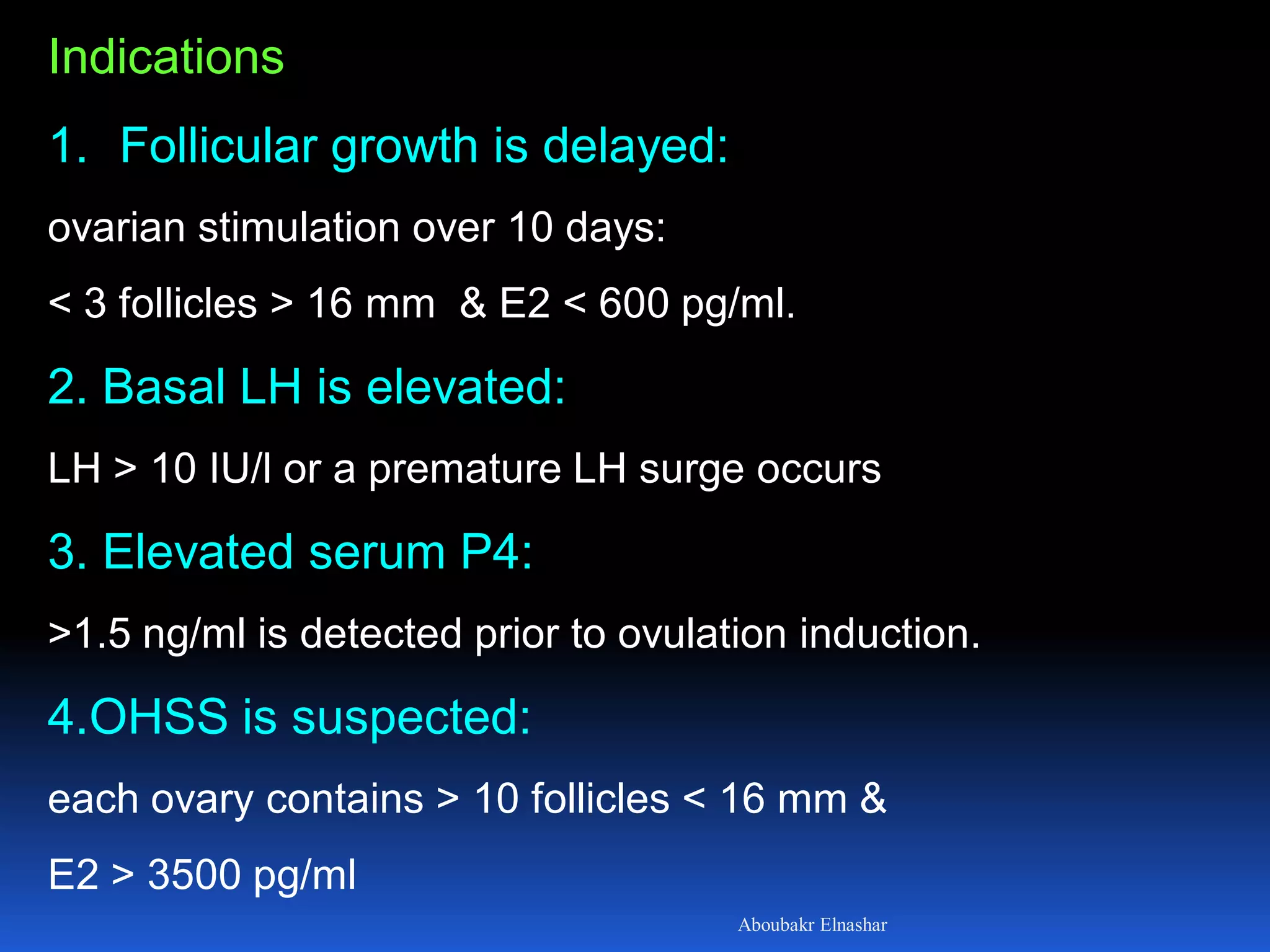 Controlled ovarian stimulation in IVF | PDF