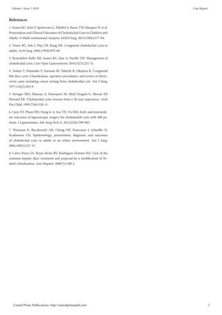 A Rare Case of Choledochal Cyst Connecting Intra- And ExtraHepatic Duct | PDF