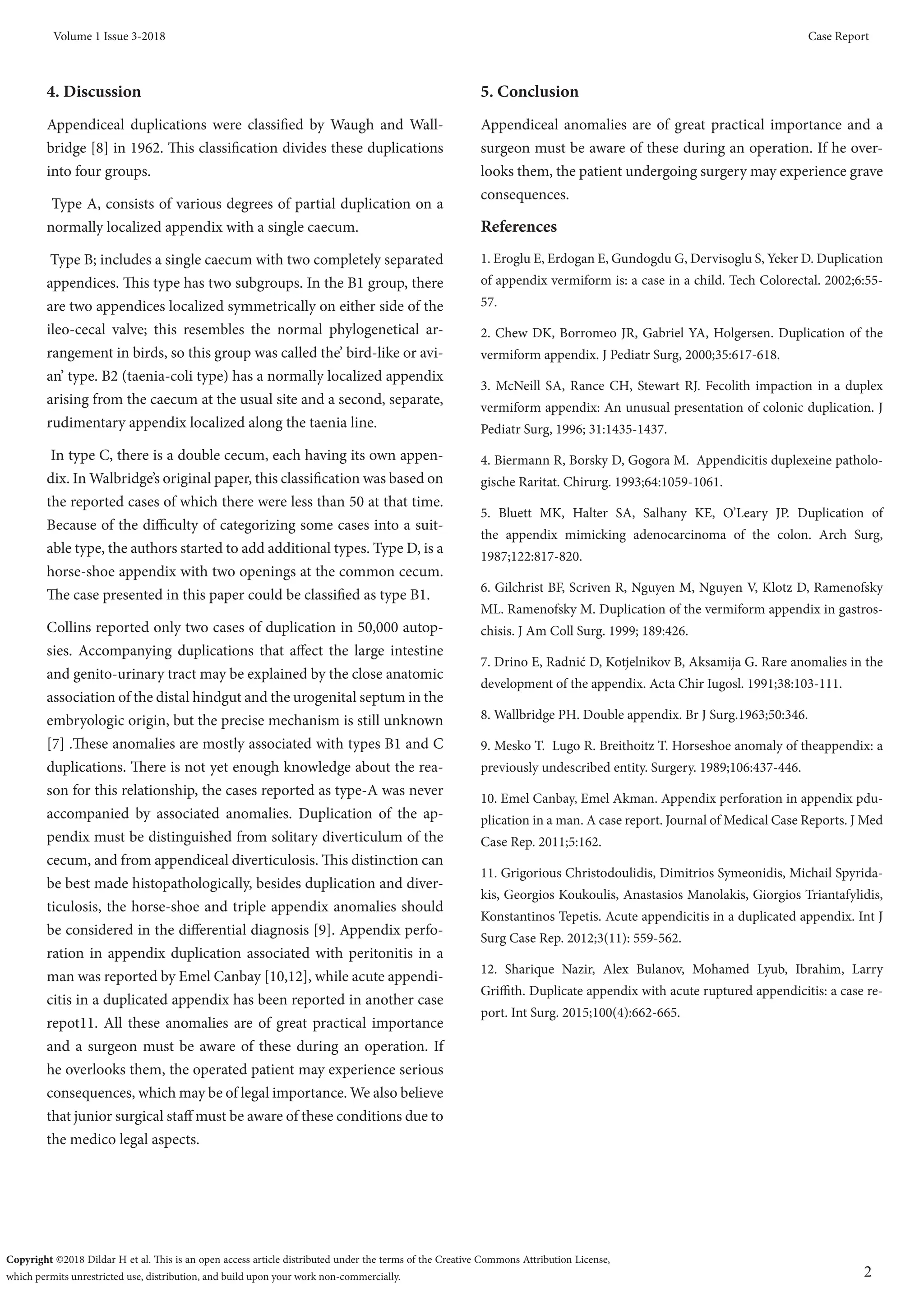 An Anomaly to Remember: Duplication of Appendix with Perforated ...