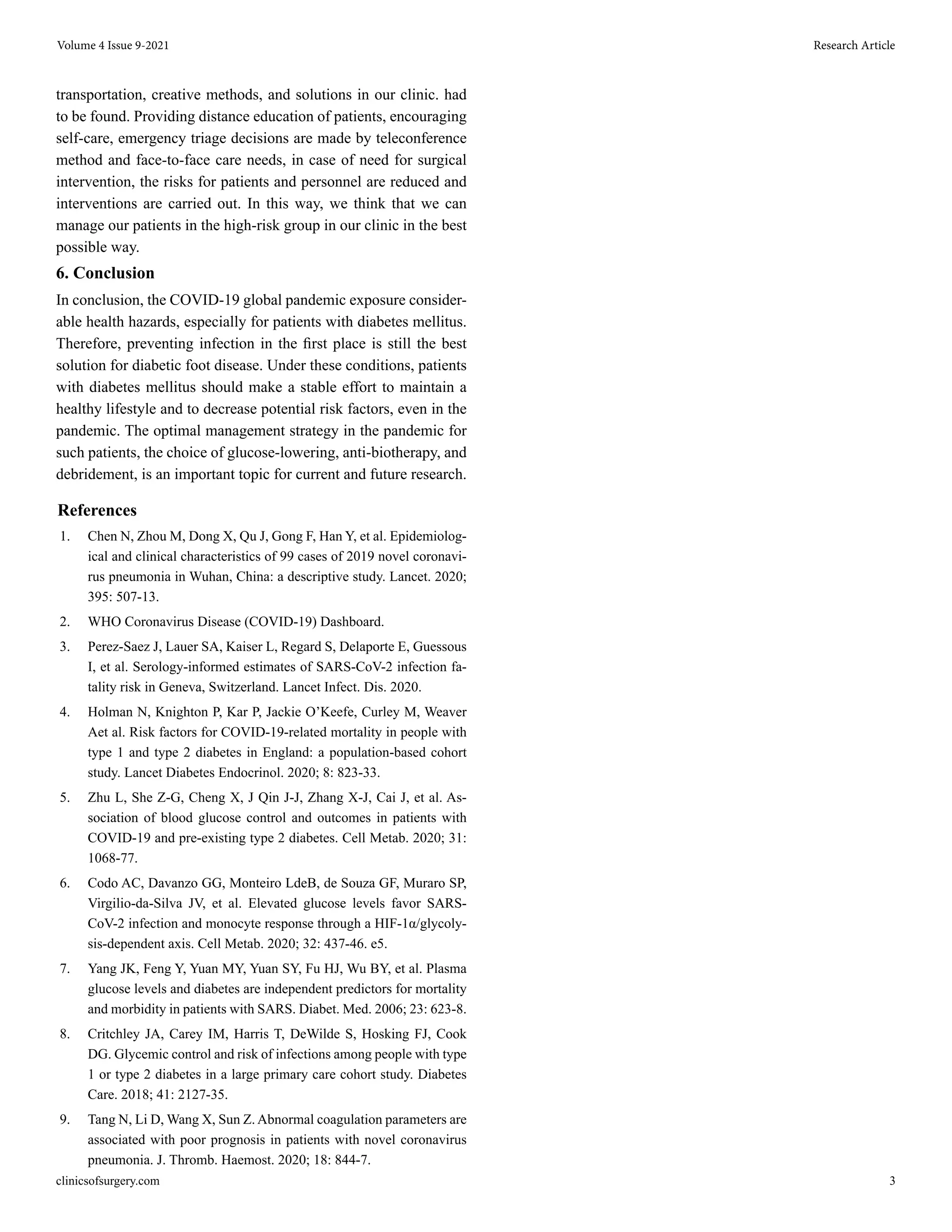Management of Diabetic Foot Disease During the Covid-19 Pandemic | PDF ...