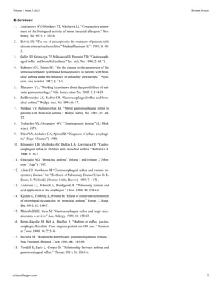 New in Bronchial Asthma Surgery from The Perspective of Valvular ...