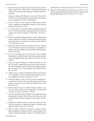 Anatomic Study of the Relationship of Height and Weight to Lumbar Pedicle Diameter | PDF